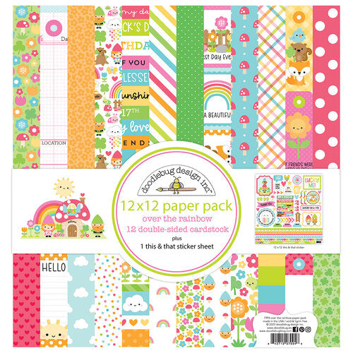 Doodlebug Design - OVER THE RAINBOW 12x12 - Paper Pack – The 12x12 ...