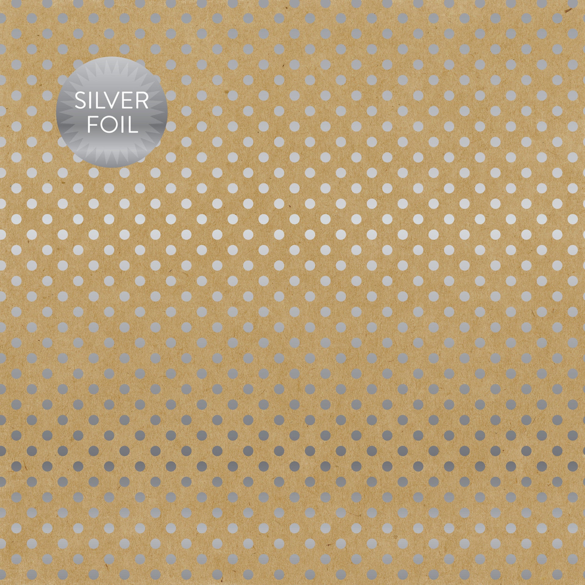 KRAFT SILVER FOIL DOT - 12x12 Dots & Stripes Cardstock – The 12x12 ...