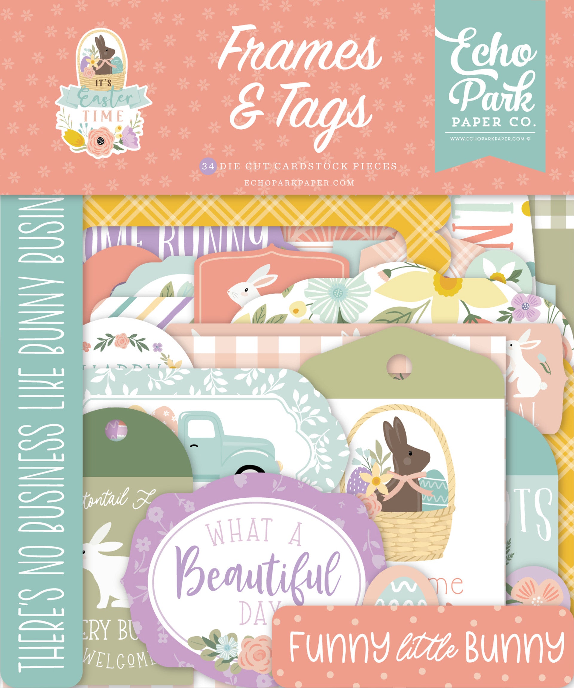 IT'S EASTER TIME Frames & Tag's - Echo Park – The 12x12 Cardstock Shop