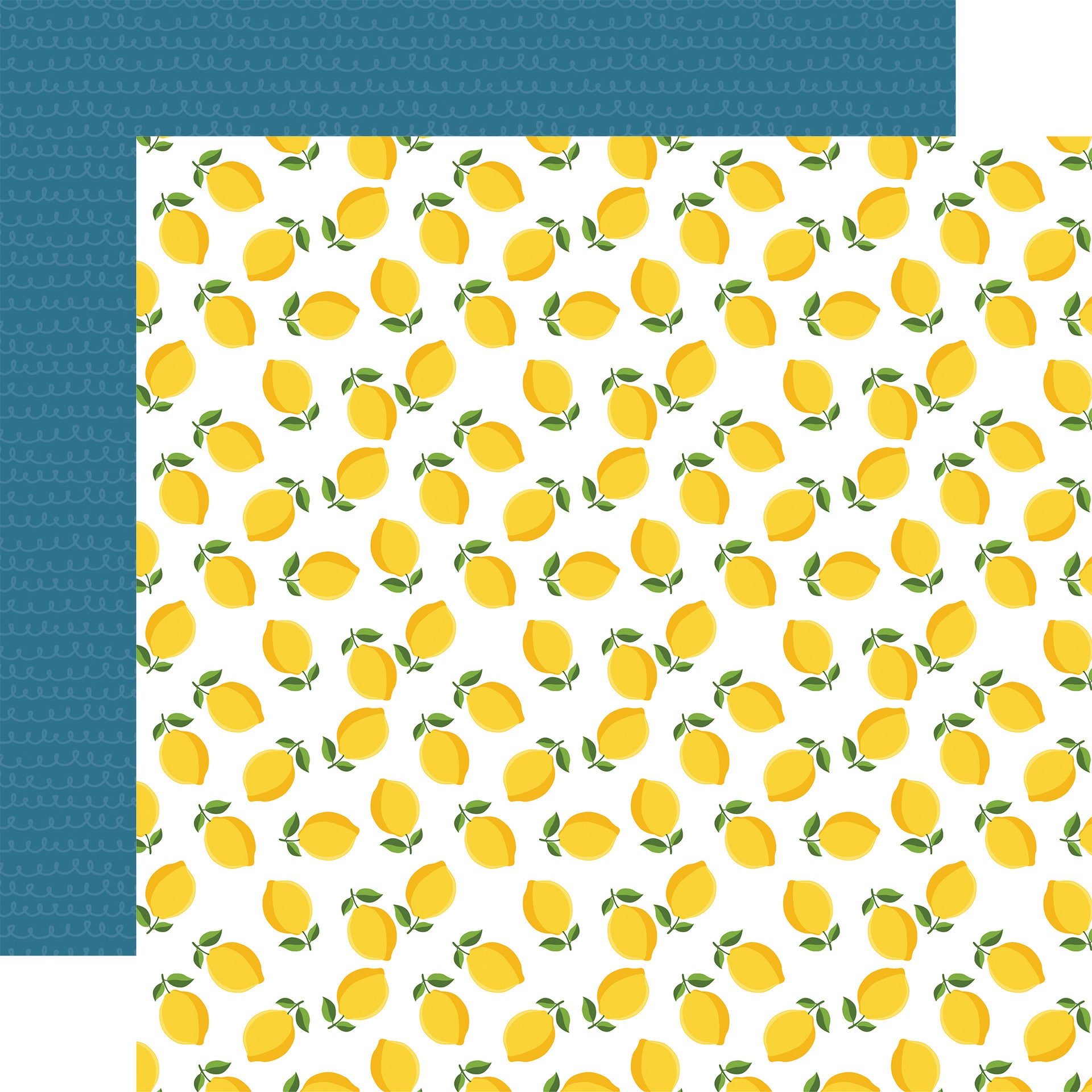 LEMONS - 12x12 Double-Sided Patterned Paper - Echo Park – The 12x12 ...