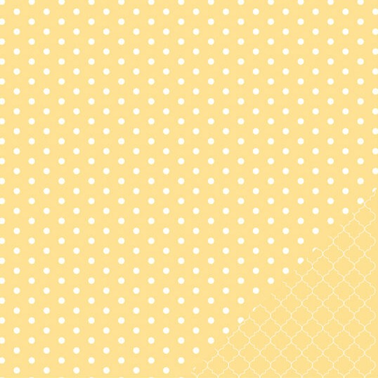 Yellow Polka Dots Background