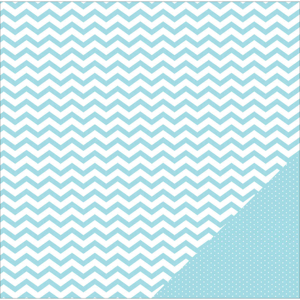 Baby Blue Chevron Background