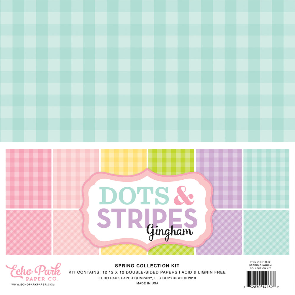 SPRING GINGHAM 12x12 Collection Kit from Echo Park Paper – The 12x12 ...