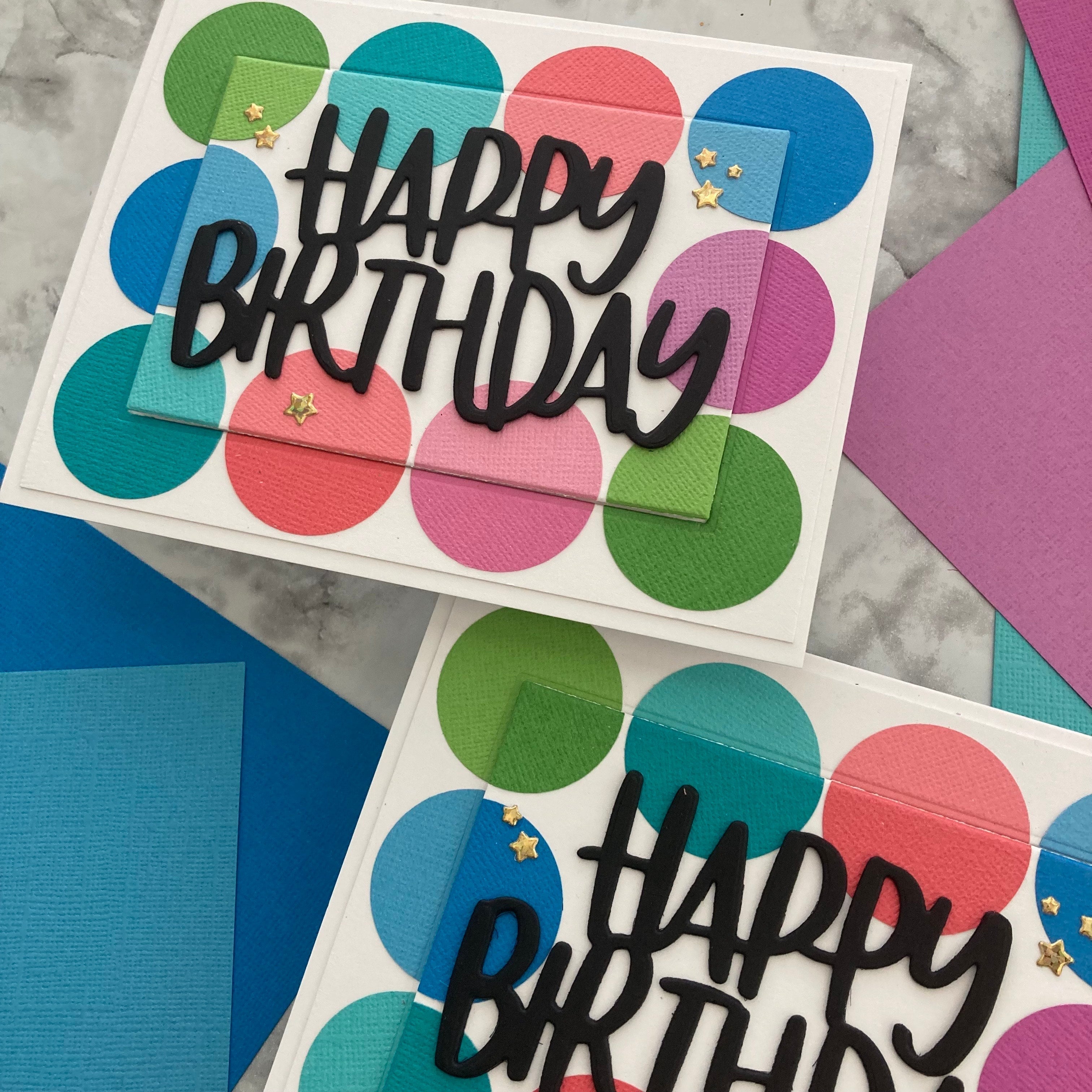Easy Handmade Card Idea Using Cardstock Circles – The 12x12 Cardstock Shop