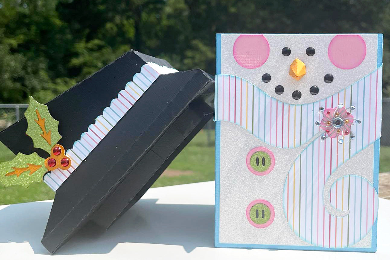 Snowman Gift Box Project for Christmas in July – The 12x12 Cardstock Shop