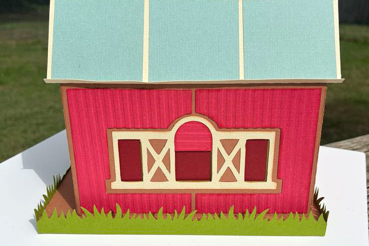 Paper Barn Fall Dimensional Paper Project – The 12x12 Cardstock Shop