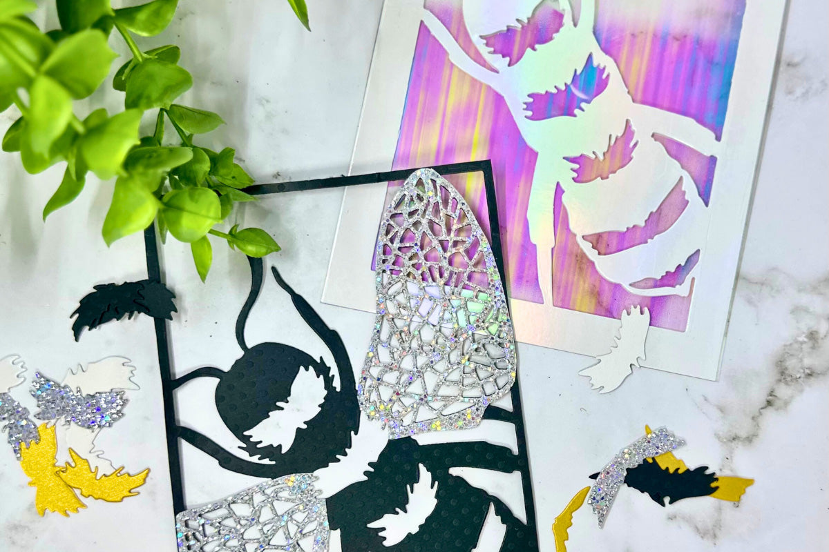 Bee Themed Easel Card – The 12x12 Cardstock Shop