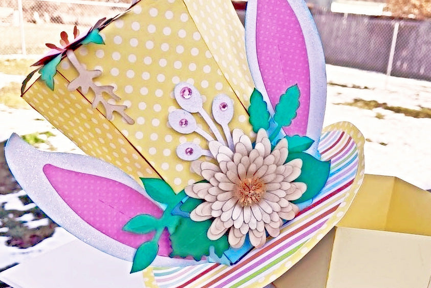 Mad Hatter Easter DIY Paper Craft – The 12x12 Cardstock Shop