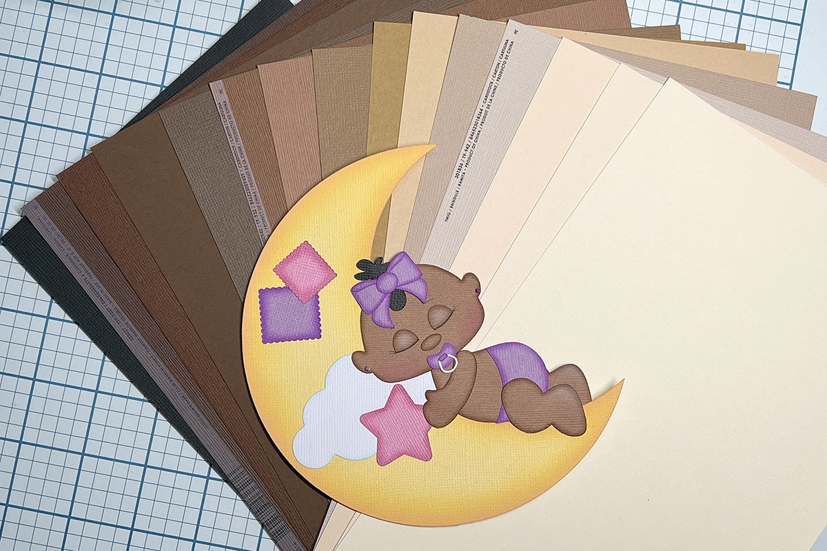 Skin Tone Colored Cardstock for Die Cuts – The 12x12 Cardstock Shop