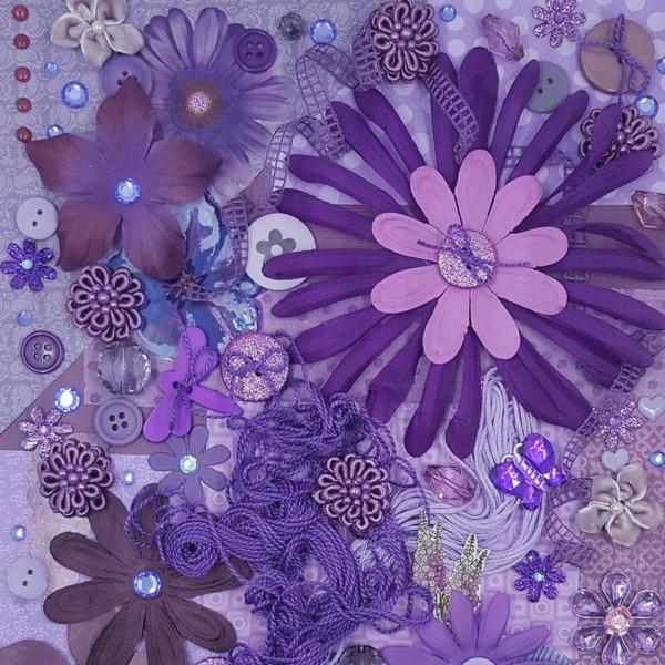 Light Purple Scrapbook Paper