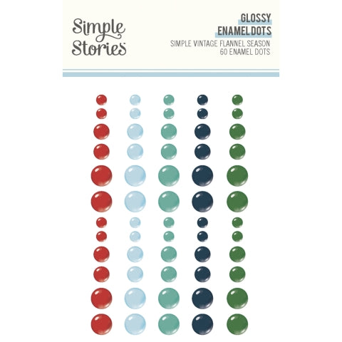 SIMPLE VINTAGE FLANNEL SEASON Glossy Enamel Dots - Simple Stories – The ...
