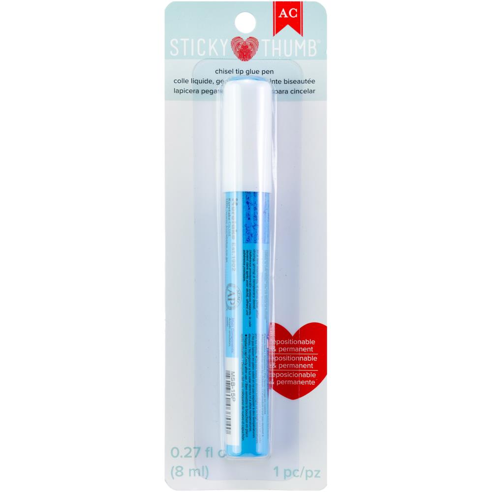 ZIG CHISEL TIP 2-Way Glue Pen - Sticky Thumb – The 12x12 Cardstock Shop