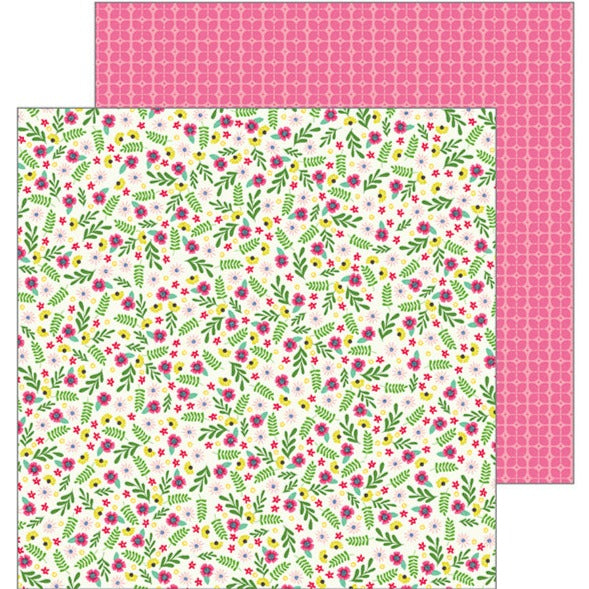 FLOWER POP - 12x12 Double-Sided Patterned Paper - Pebbles – The 12x12 ...