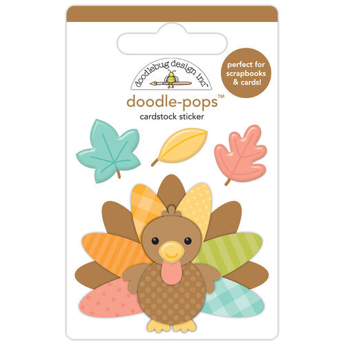 TURKEY TIME Doodle-Pops - 3D Sticker - Doodlebug Design – The 12x12 ...