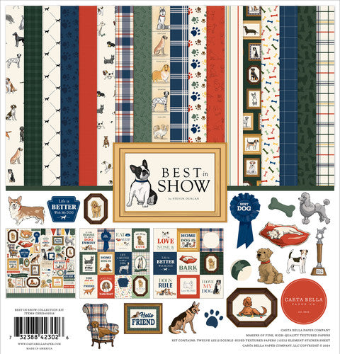 BEST IN SHOW 12x12 Collection Kit from Carta Bella Paper – The 12x12 ...