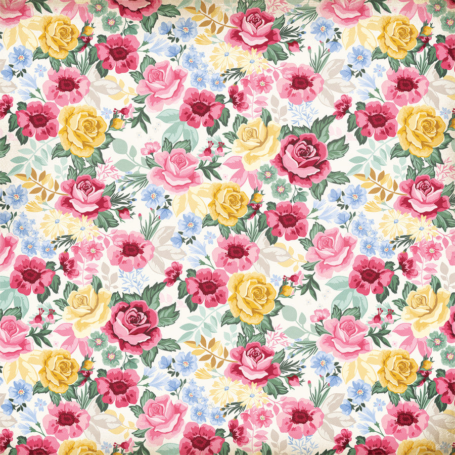 retro floral seamless pattern