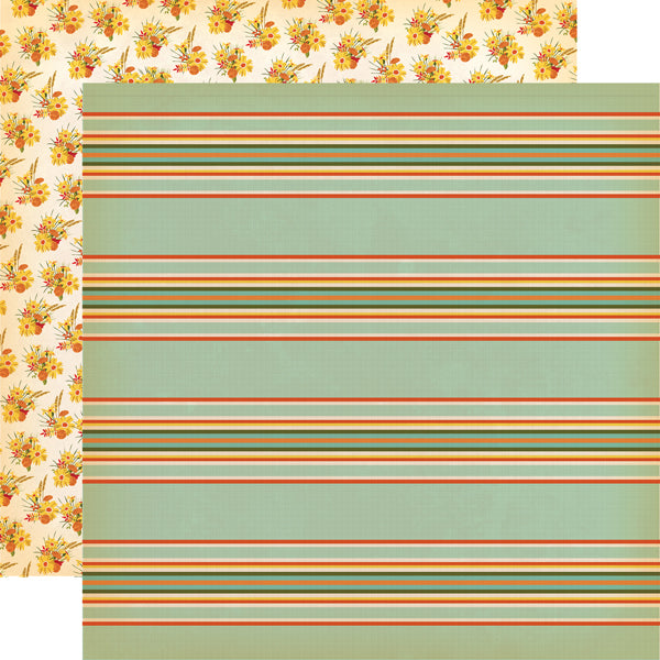 Carta Bella Paper - SCARECROW STRIPE - 12x12 Patterned Paper – The ...