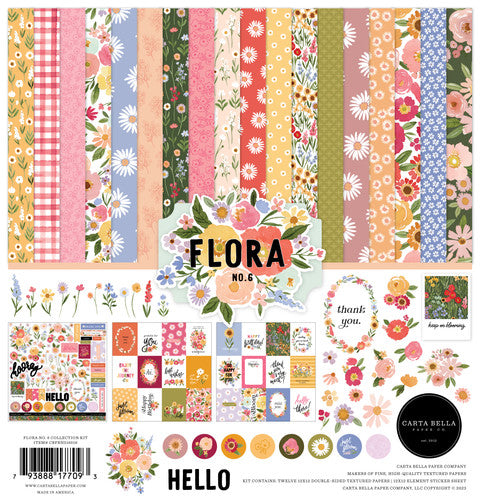FLORA NO. 6 - 12x12 Collection Kit - Carta Bella – The 12x12 Cardstock Shop