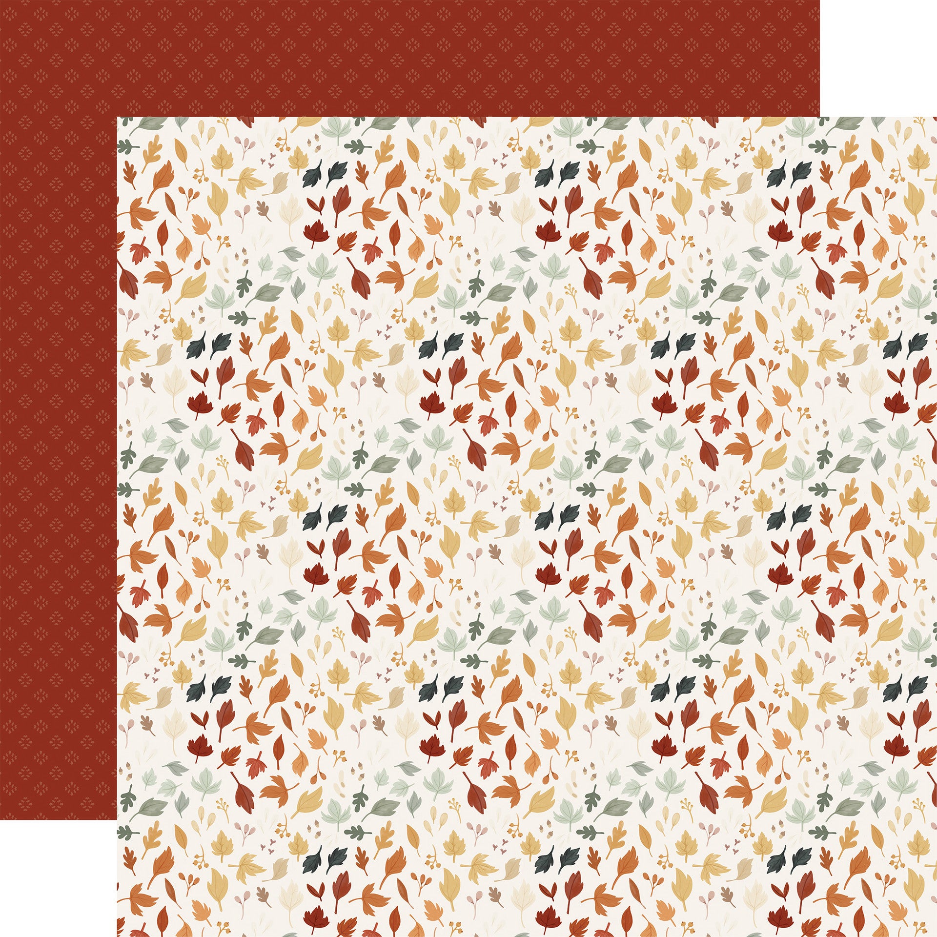 Carta Bella Paper - Colors Of Fall - 12x12 Patterned Paper – The 12x12 ...