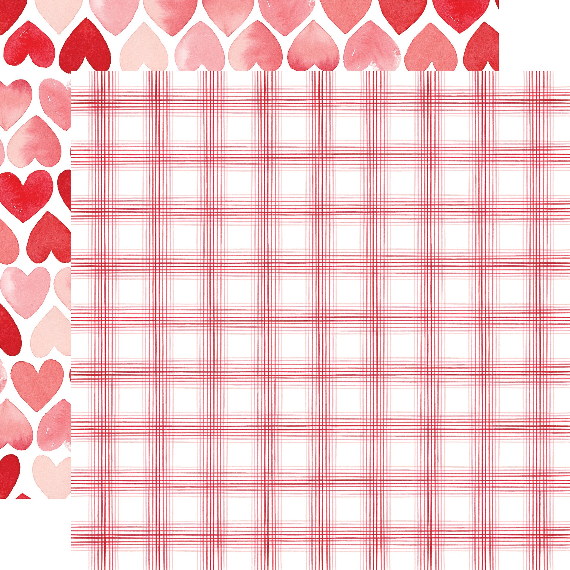 Carta Bella Paper - SWEETHEART PLAID - 12x12 Double-Sided Patterned ...