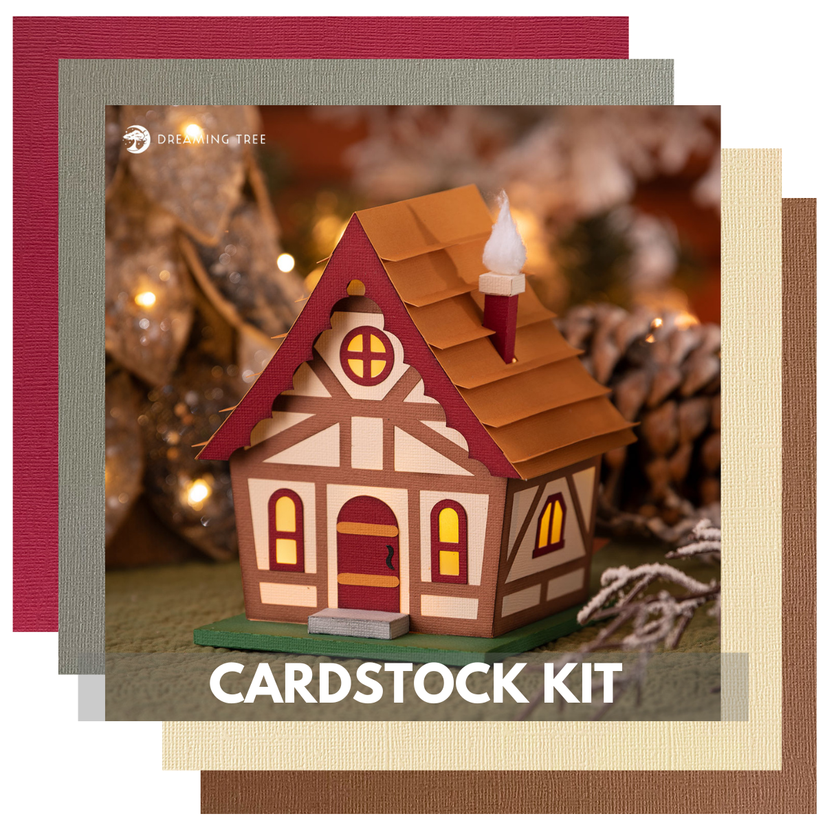 DREAMING TREE BAVARIAN HAUS A CARDSTOCK KIT - 10 Sheets - 12x12 Cardst ...
