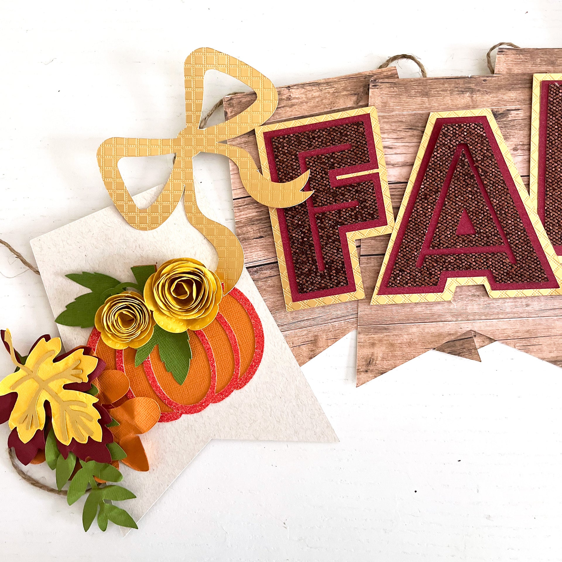 Fall Bounty Banner – The 12x12 Cardstock Shop