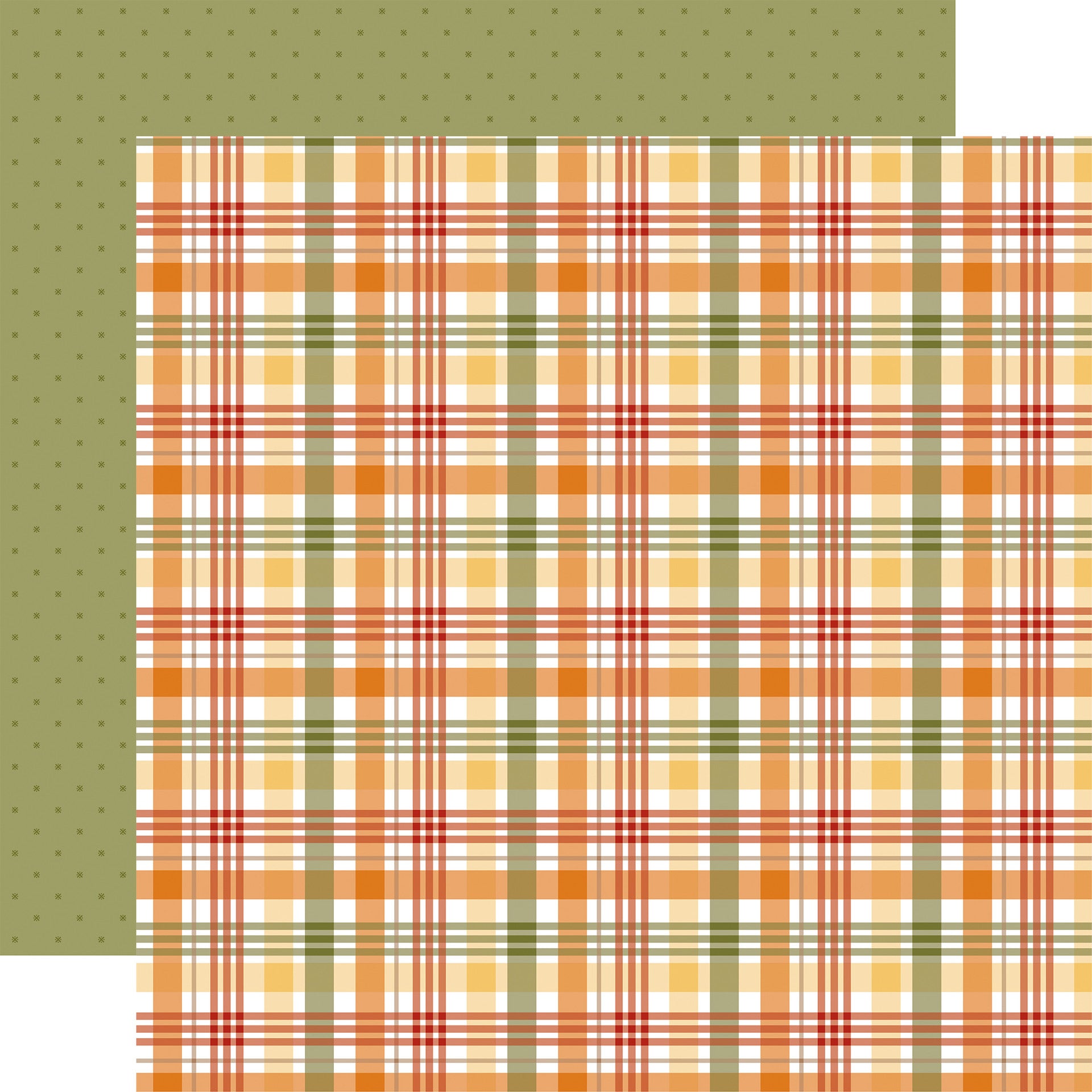 AUTUMN PLAID - 12x12 Double-Sided Patterned Paper - Echo Park – The ...
