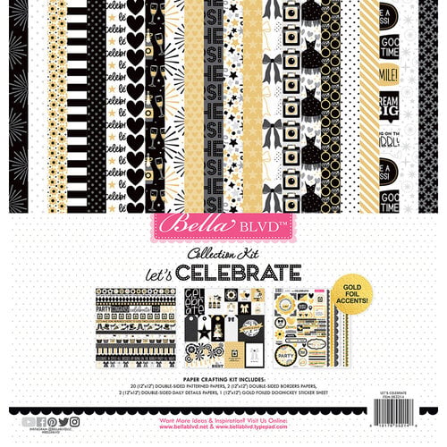 Bella Blvd - LET'S CELEBRATE 12x12 Paper Pack - Collection Kit – The ...