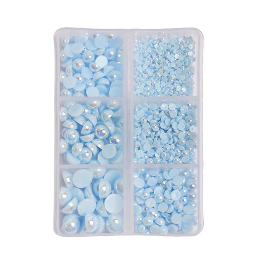 LIGHT BLUE Mixed Size Pearl Embellishments - Encore – The 12x12 ...