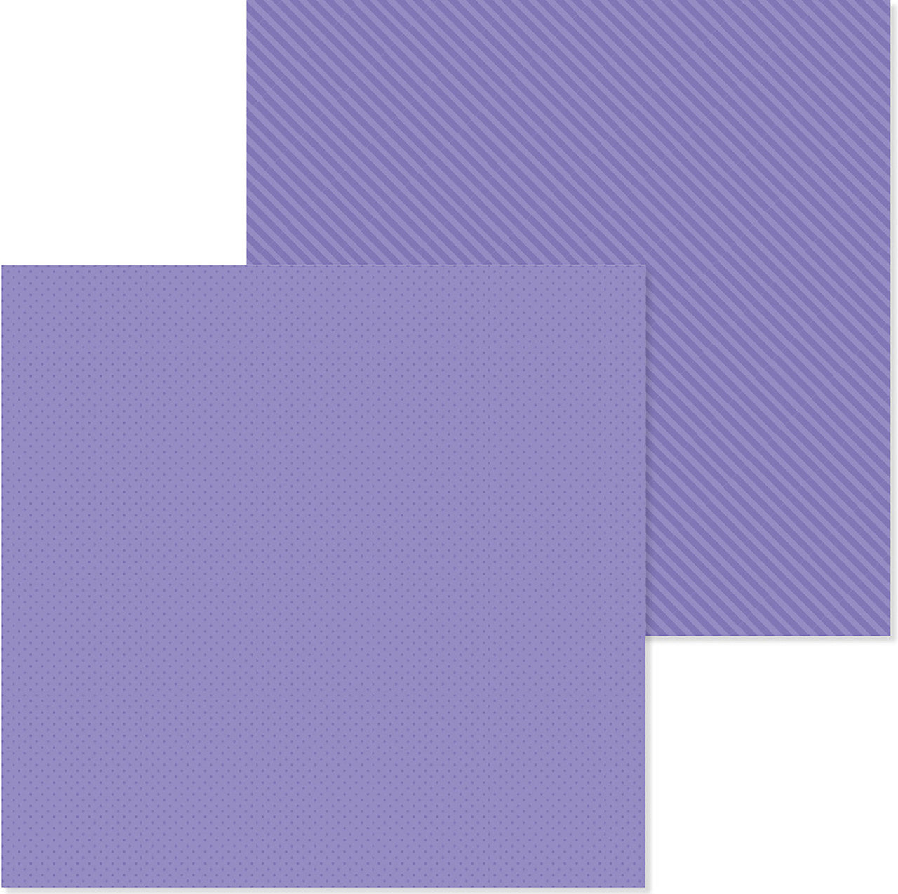 LILAC DOT-STRIPE - 12x12 Double-Sided Cardstock - Doodlebug Design ...