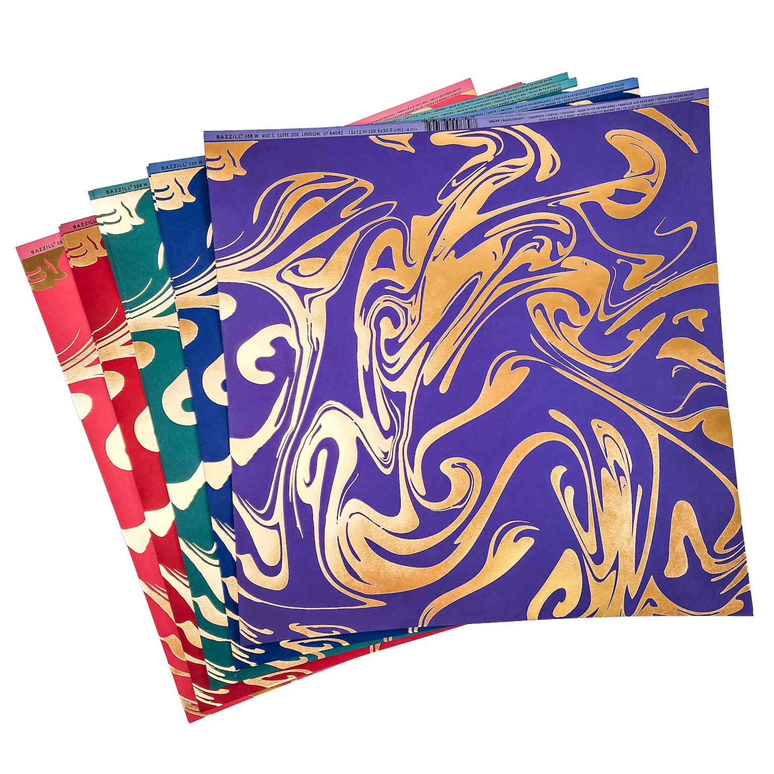 GOLD MARBLE VARIETY - 12x12 Cardstock - Bazzill Trends – The 12x12 ...