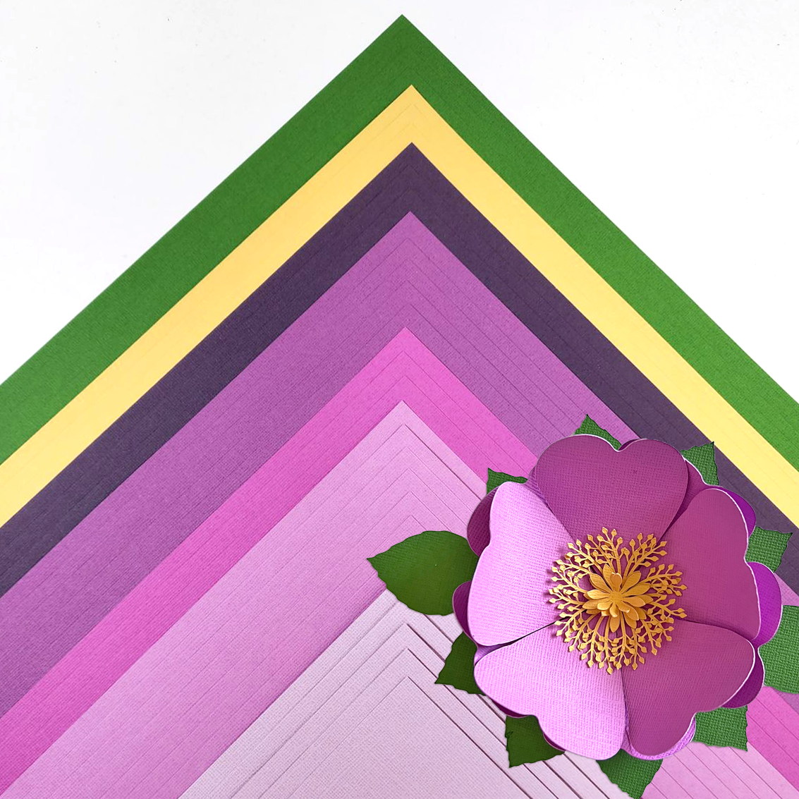 PURPLE FLOWER MAKING CARDSTOCK VARIETY PACK- 12x12 Cardstock - 30 ...