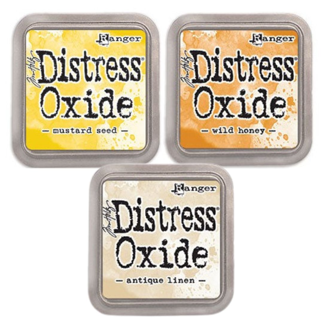 YELLOW INK FLOWER PETALS ASSORTMENT Distress Oxide Ink Pad - Set of 3 ...