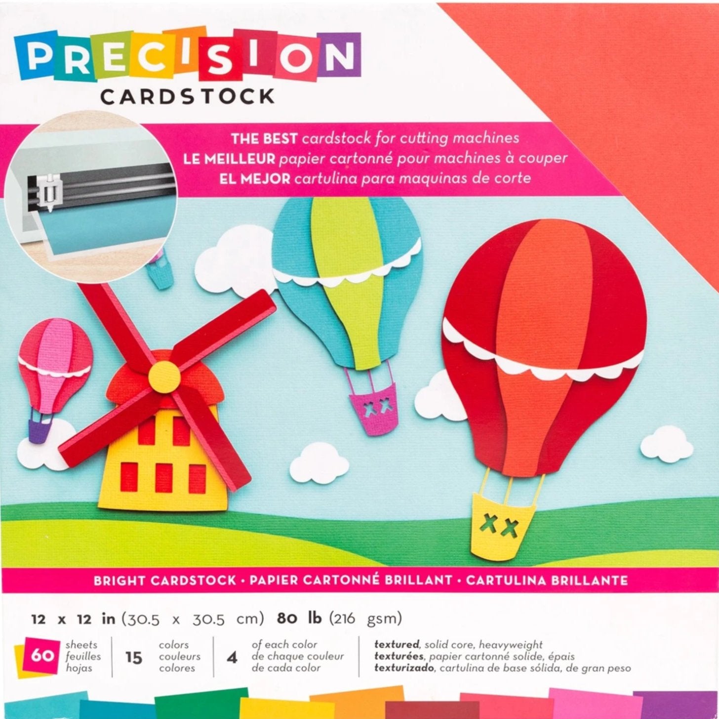 BRIGHTS Precision Cardstock Variety Pack - 15 Colors - 60 Sheets – The ...