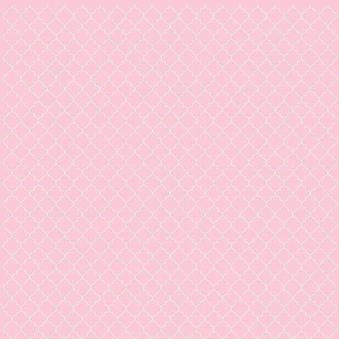 Pink Quatrefoil Background
