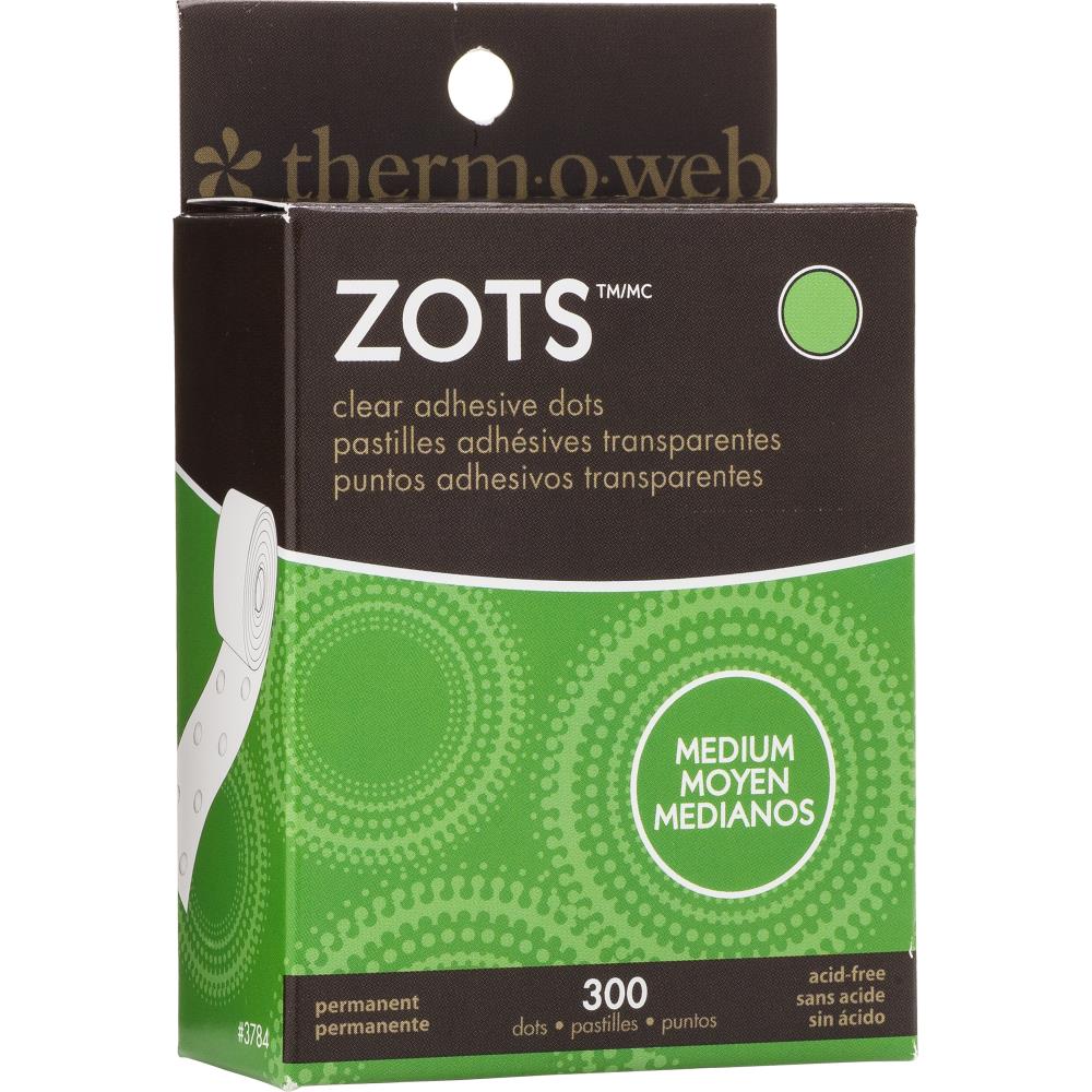 ZOTS CLEAR ADHESIVE DOTS - Thermoweb – The 12x12 Cardstock Shop