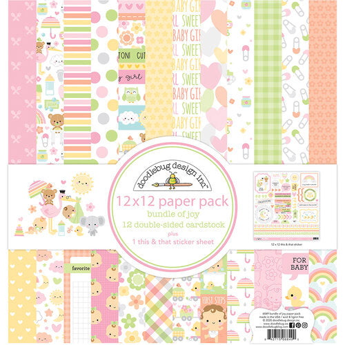 Doodlebug Design - Bundle of Joy 12x12 - Paper Pack – The 12x12 ...