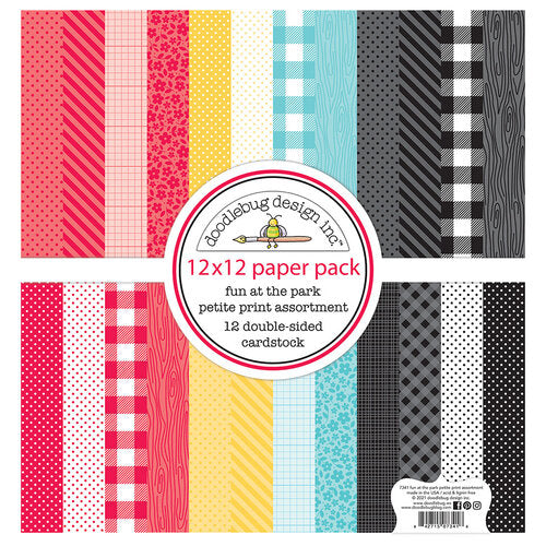 Doodlebug Design - Fun At The Park 12x12 Paper Pack - Petite Prints ...