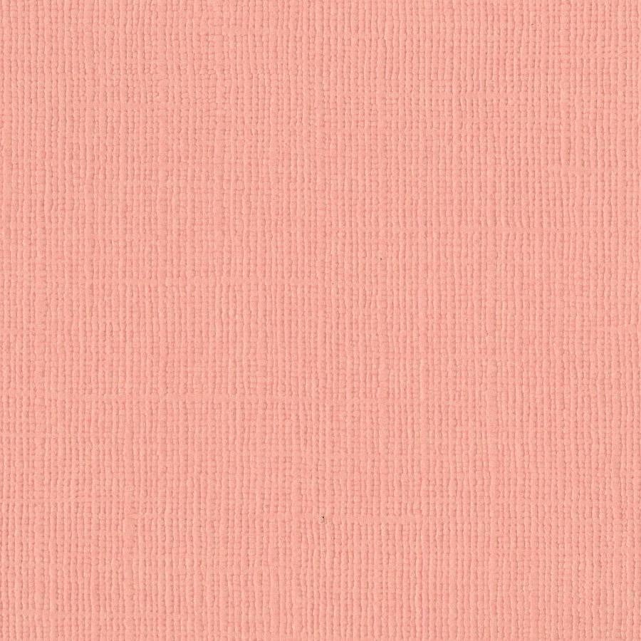 BLOSSOM – 12x12 Soft Pink Cardstock Bazzill Textured Scrapbook Paper ...