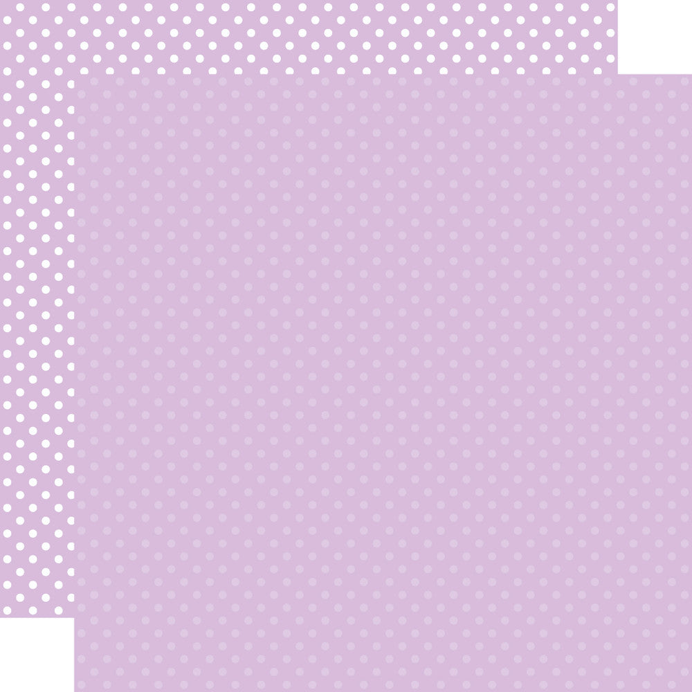 LIGHT PURPLE DOTS - 12x12 Patterned Cardstock - Echo Park – The 12x12 ...