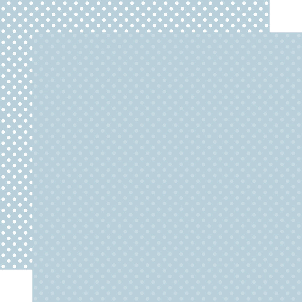 SKY BLUE DOTS - 12x12 Patterned Cardstock - Echo Park – The 12x12 ...