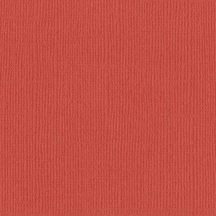 FLAMINGO – 12x12 Pink Cardstock 80 lb Textured Bazzill Scrapbook Paper ...
