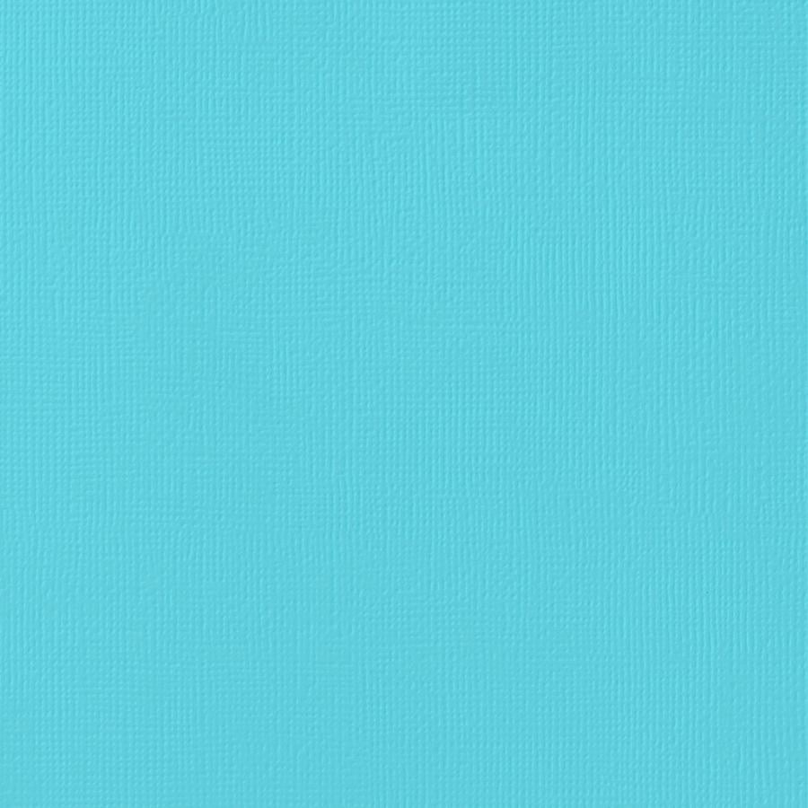 POOL – 12x12 Blue Cardstock American Crafts Textured Scrapbook Paper ...